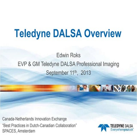Teledyne DALSA Overview | PPTX