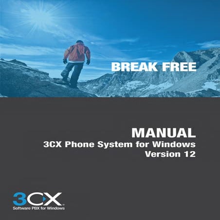 3CX Phone Admin Manual for Version 12 | PDF