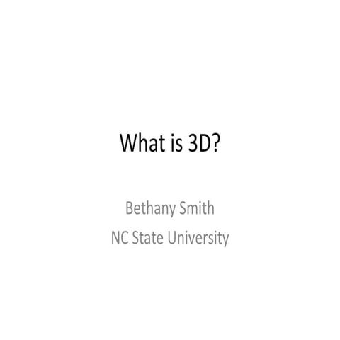 How Does 3D Work? | PPT