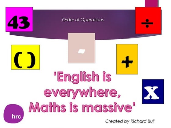 Order of operations | PPT