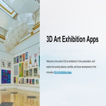 3D Art Exhibition Apps | PDF