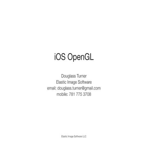 iOS OpenGL | PDF