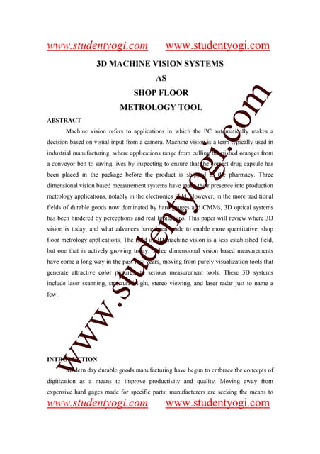 fundamentals of machine vision system | PPT | Cameras and Camcorders ...