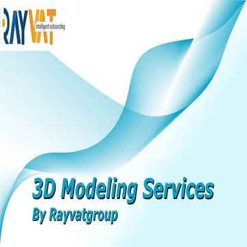 3D Architectural Modeling Services | PPT