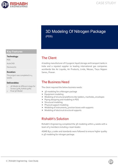 3D Modeling & Detail Engineering for Metering Skid of FPSO Catcher | PDF