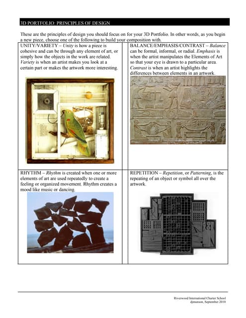 2 d principles of design review | PDF