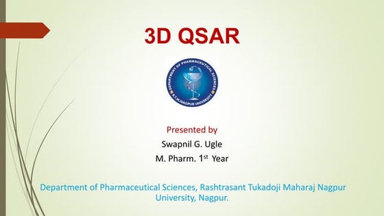 Comfa Comfa Comparative Molecular Field Analysis Ppt