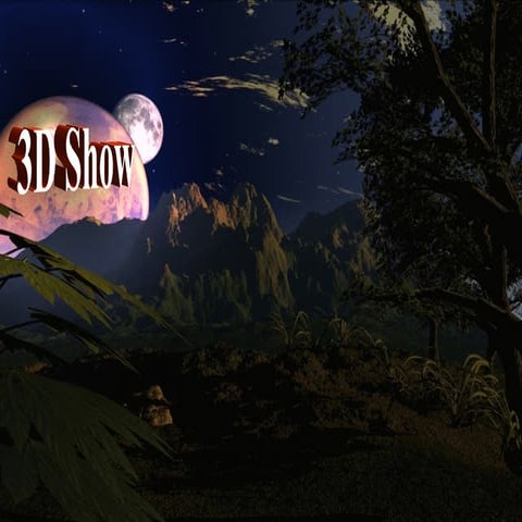 3 D Show | PPT | 3-D Graphics | Computer Software and Applications