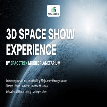 Dome Planetarium Experience by SpaceTrek. | PPTX