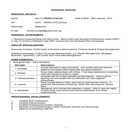 CV Dirkie Elizabeth (Lisa) van Wyk 2015 updated | DOCX