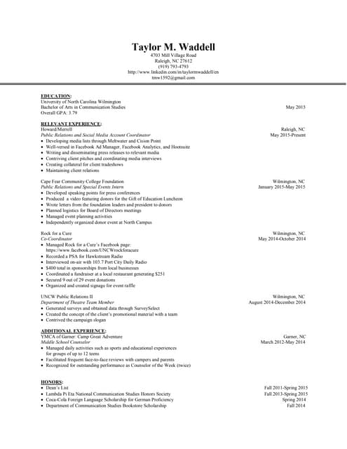 Lydia Ogren Resume | PDF
