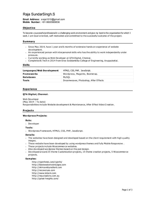 shubhankar's resume | PDF