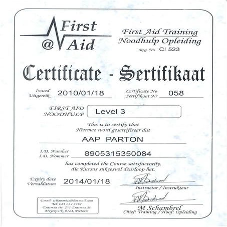 First Aid Training - Level 3 | PDF