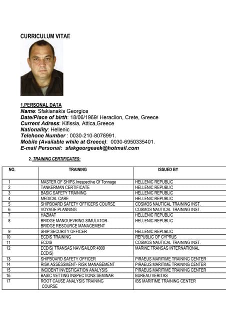 My New CV 2015 | PDF