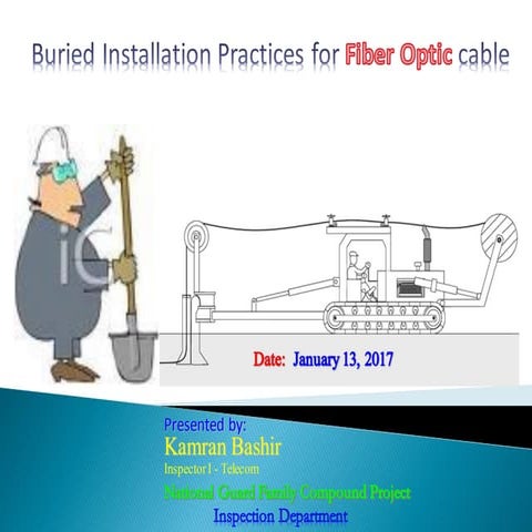 Buried Instln Pract for FOC Technical Presentation | PDF