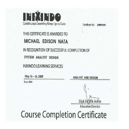 Certificate SA | PDF