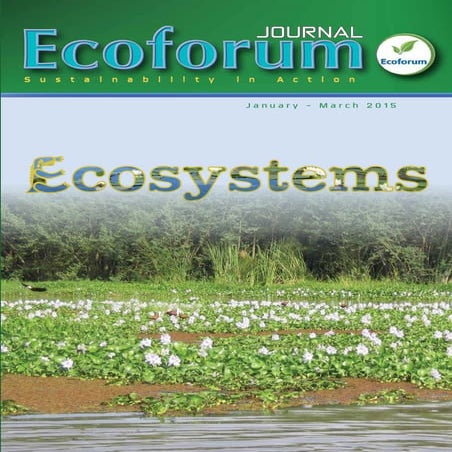 Ecoforum Journal, Ecosystem Issue (January - March 2015) | PDF