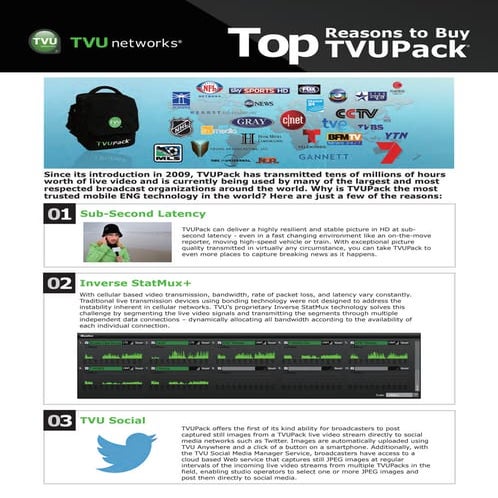 TVUPack_Top Reasons to Pick_USA_May 2014 | PDF | Computer Networking ...
