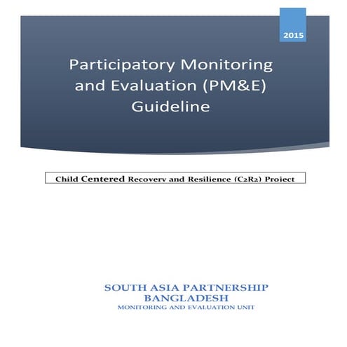 PM&E Guideline | DOCX
