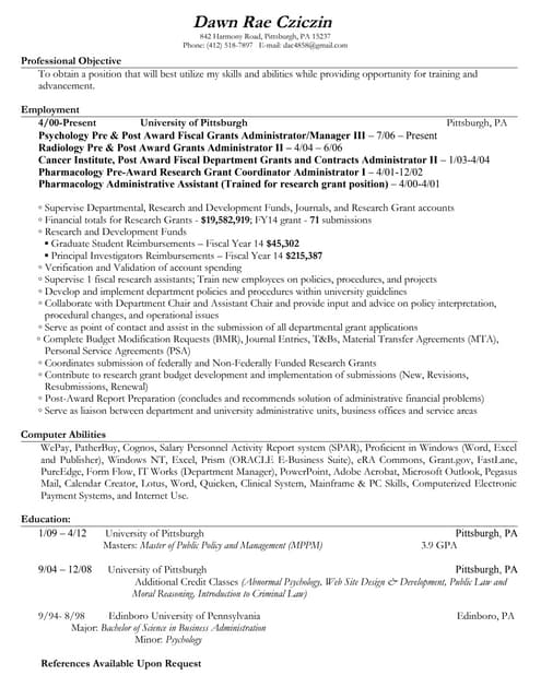 Sutherland resume | DOC | Professional School | Postgraduate Education