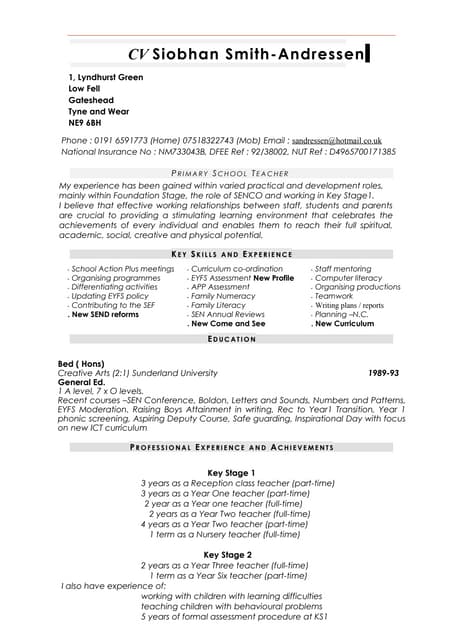 UCAS personal statement_Education example