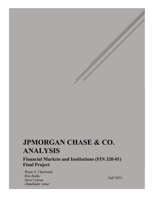 Jpmorgan chase | PPTX