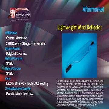 AM - Lightweight Wind Deflector | PDF | Convertible | Auto Body Styles