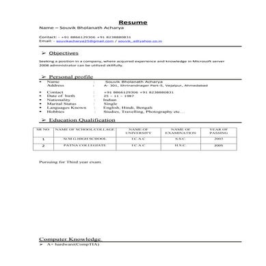 Bhaskar Resume | PDF