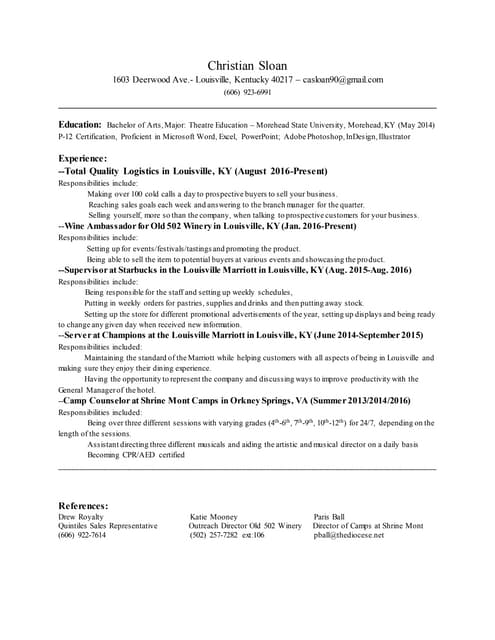 Resume #1 | PDF | Business | Business and Finance