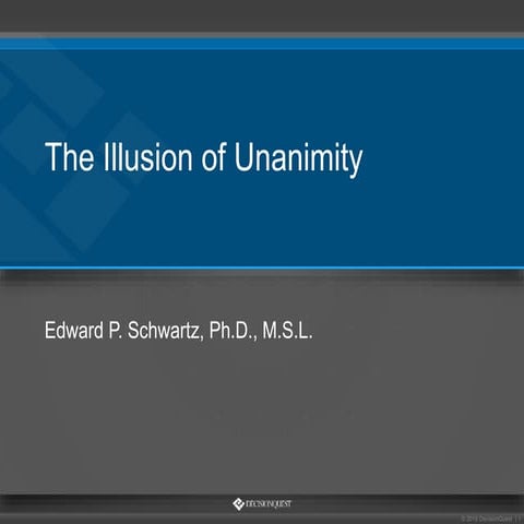 Illusion Unanimity 110716 | PPT
