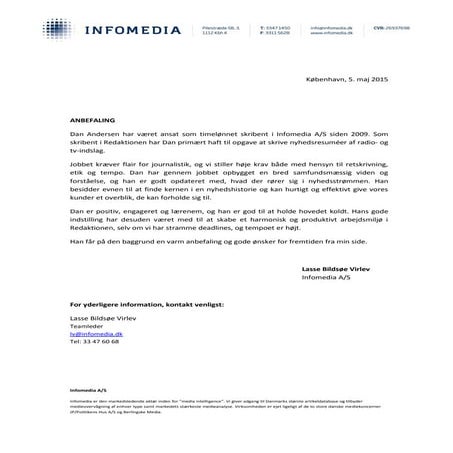 ANBEFALING - Dan Andersen | PDF