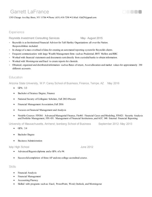 Andrew Puetz 2020 Resume | PDF
