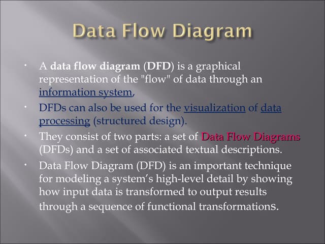 Data Flow Diagram Example | PPSX