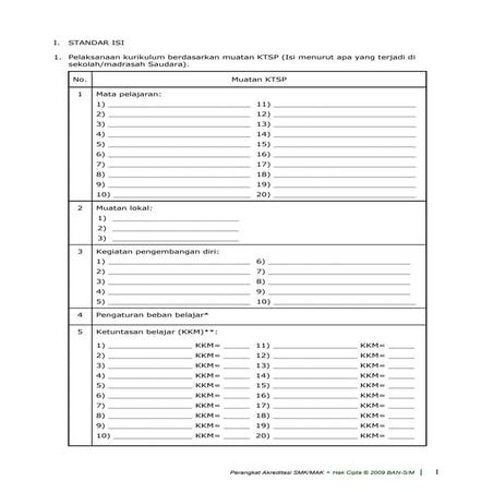3. DATA PENDUKUNG AKREDITASI SMK | PDF