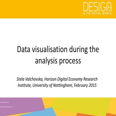 3. Data visualisation during the analysis process | PPT