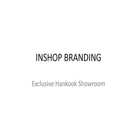 INSHOP BRANDING | PDF