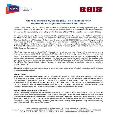 Partnership RGIS | PDF