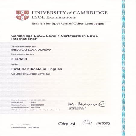 Cambridge ESOL | PDF