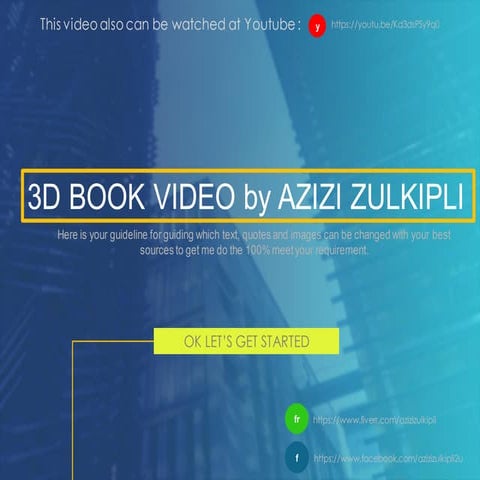 HOW TO ANIMATE YOUR BOOK AS 3D BOOK ANIMATION? | PPT
