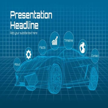 3D Car Prezi Presentation Template | PDF