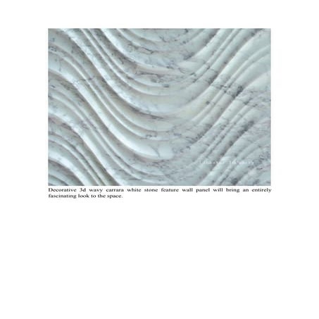 3D wavy stone wall panels pattern | PDF