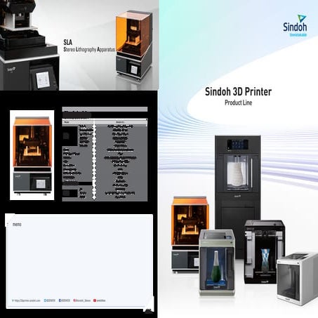 Sindoh 3D Printer Line up Catalog | PDF