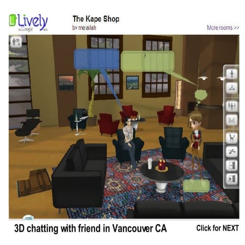 3D Chat - Google Lively | PPT