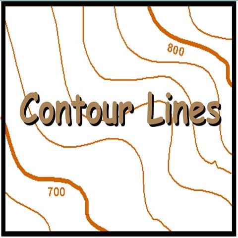 3D Contour Lines How to read contour lines | PPT