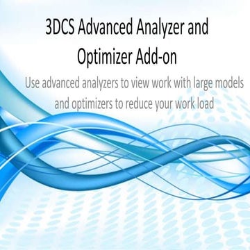 3DCS Advanced Analyzers (AAO) for large assemblies and fast optimization | PPTX
