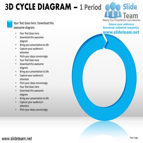 3d cycle diagram powerpoint ppt templates. | PDF