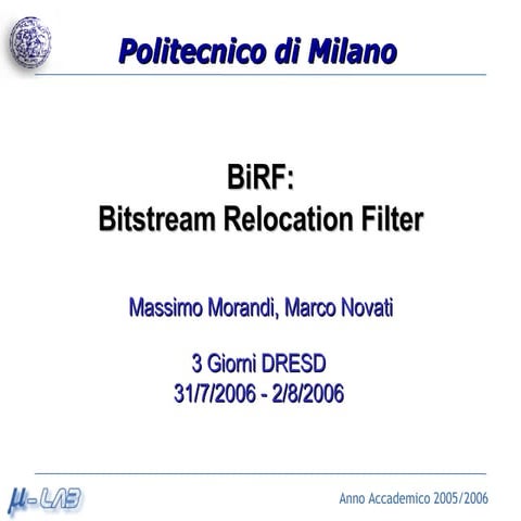 3DD 1e BiRf | PPT