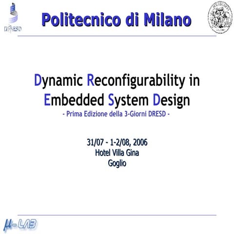 3DD 1e Schedule | PPT