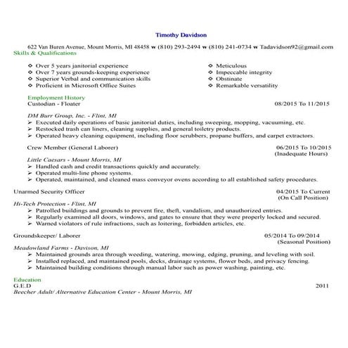 Timothy Davidson | PDF