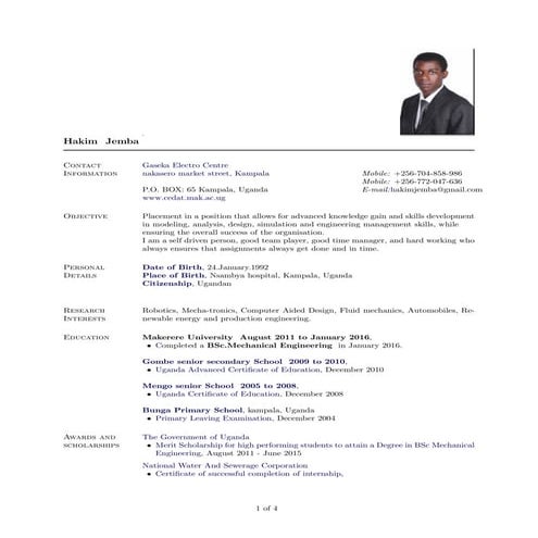 HAKIM CV | PDF